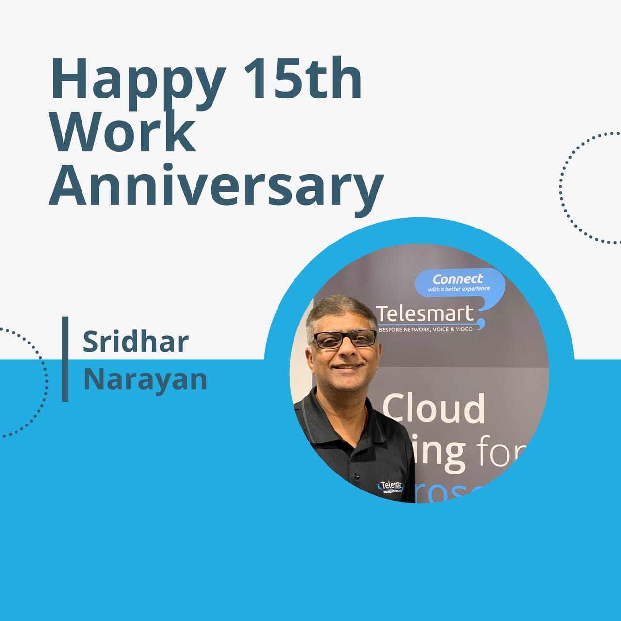 Congratulations Sridhar Narayan - Telesmart